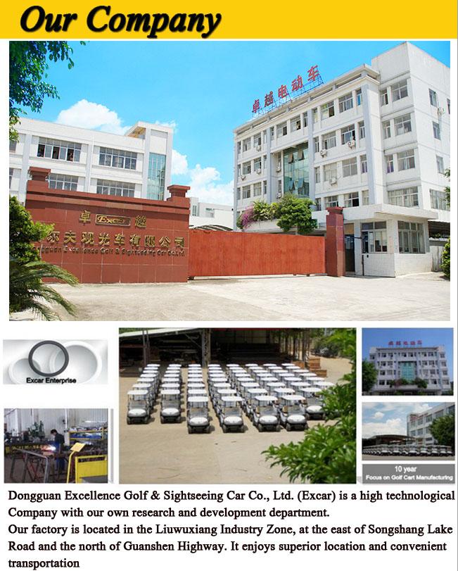 EXCAR A1S2 White 48V Trojan Battery Operated Electric Golf Carts