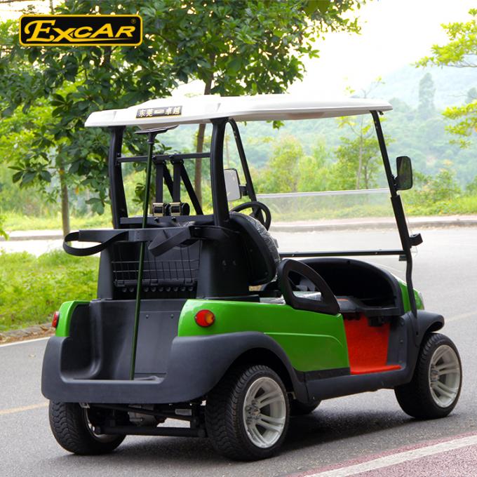 EXCAR 2 Passenger Golf Carts With 3.7KW Motor Italy Graziano Axle