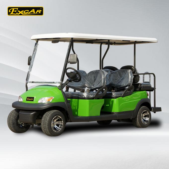 6 Passenger Electric Golf Carts , 48V Trojan Battery Golf Buggy Car
