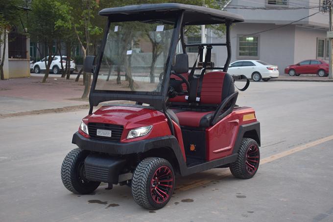 Mini Electric Powered Golf Carts / Golf Buggy With Seat / Deep Cup Holders