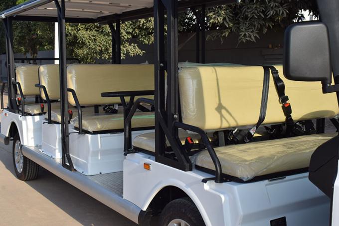 Safe & Comfortable Electric Sightseeing Bus 18 Seats 72V Lithium ...