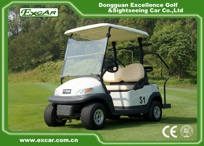 EXCAR 2 Seater Used Electric Golf Carts 48V Trojan Battery 25KM / H ADC ...