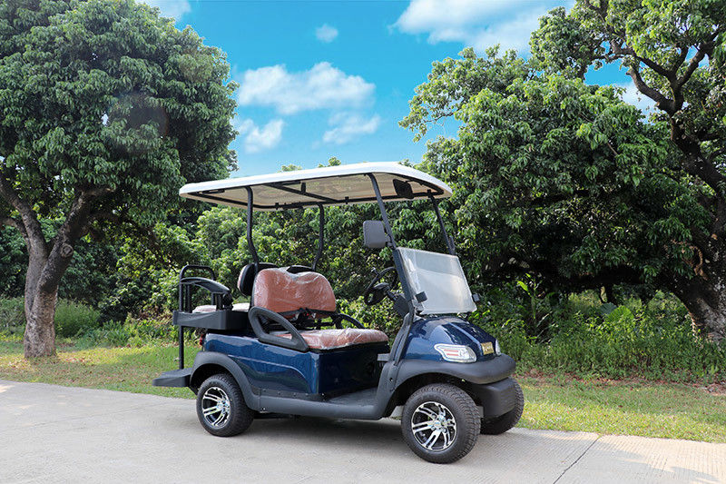 Easy Portable 2 Front Seat+2 Foldable Rear Seater Elecrtic Golf Buggy Car