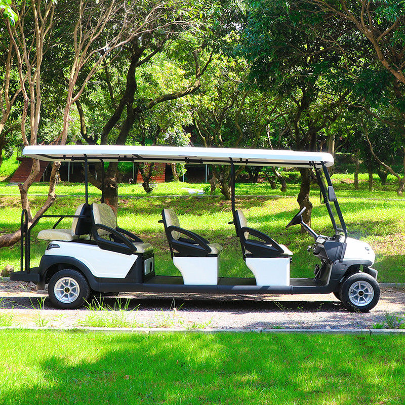 Sightseeing Electric Golf Buggy 6+2 Seater With Lithium Battery Strong ...