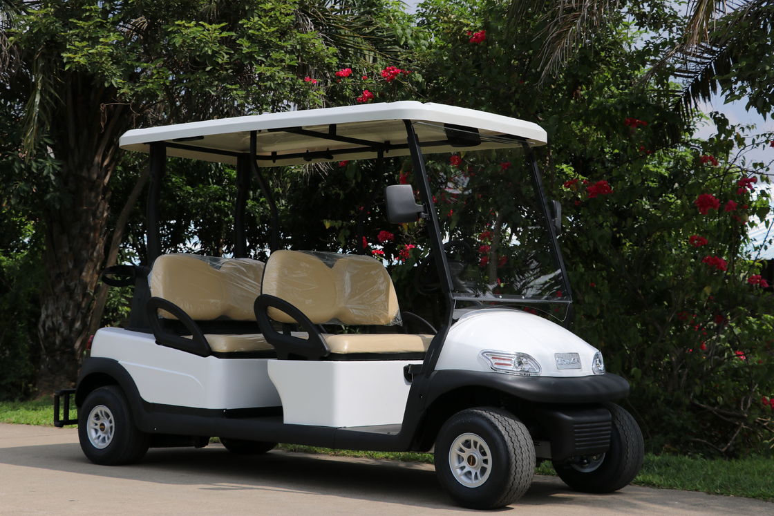 4 Seats Electric Golf Buggy 5KW motor High Turning Sensitive 48V ...