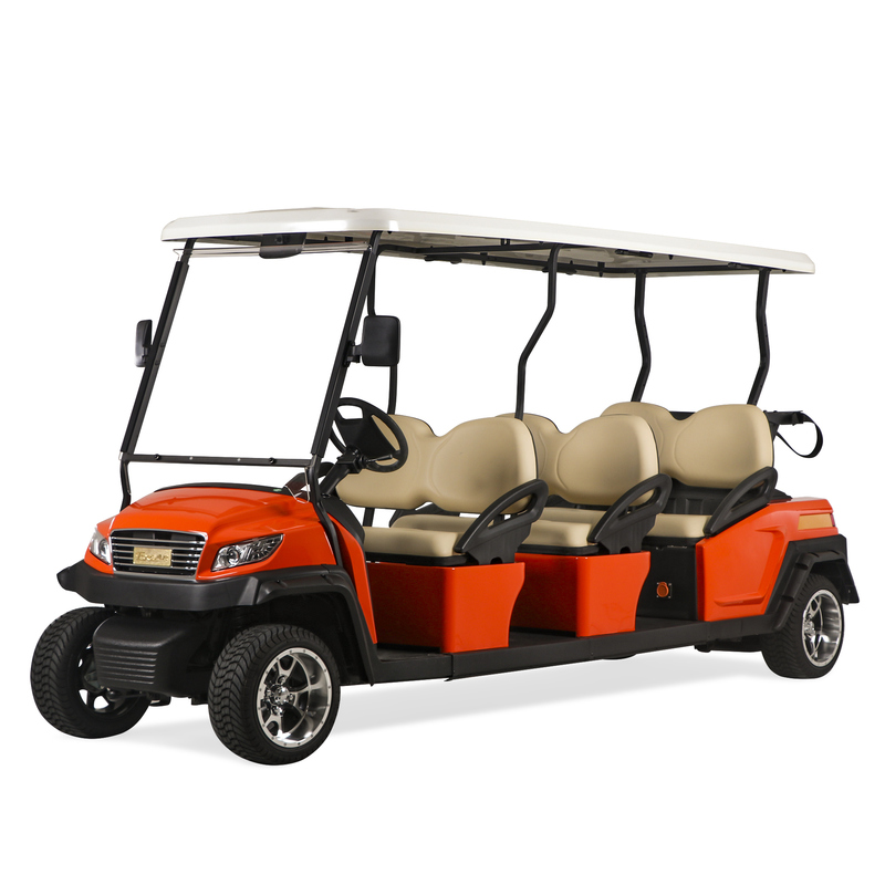 High Atmosphere Elegant Electric Golf Buggy 6 Seats Large Space carried ...