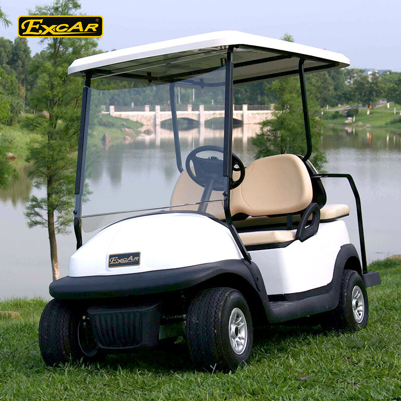 KDS Motor Used Electric Golf Carts 4 Seater 48V Trojan Batteries Powered
