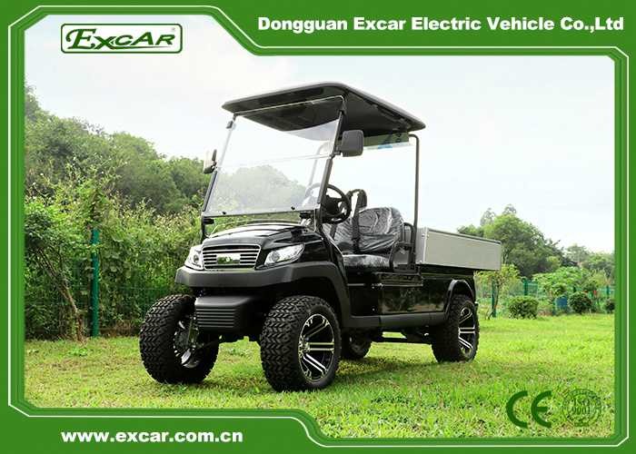 14 Inch Tires Hunting Utility Electric Golf Buggies With Cargo Box