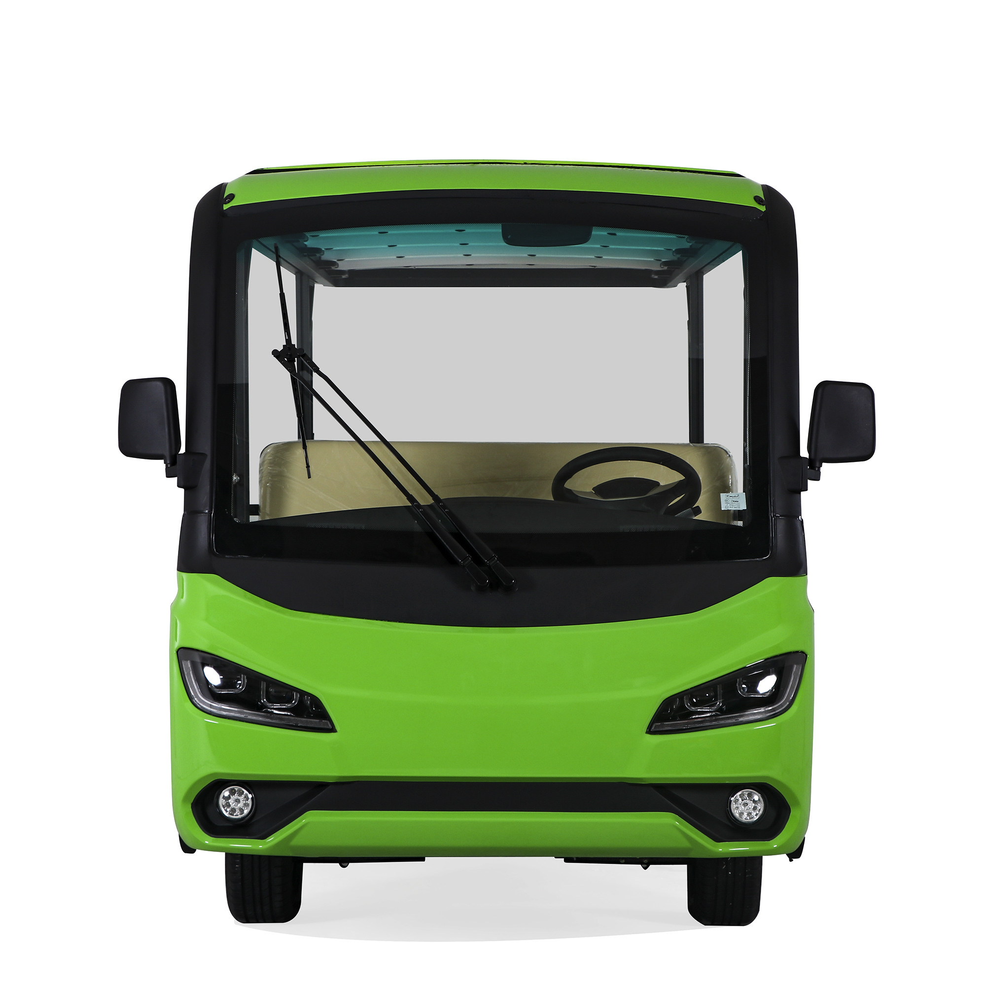 Recreational 14 Passengers Sightseeing Shuttle Bus For Tourist Park ...