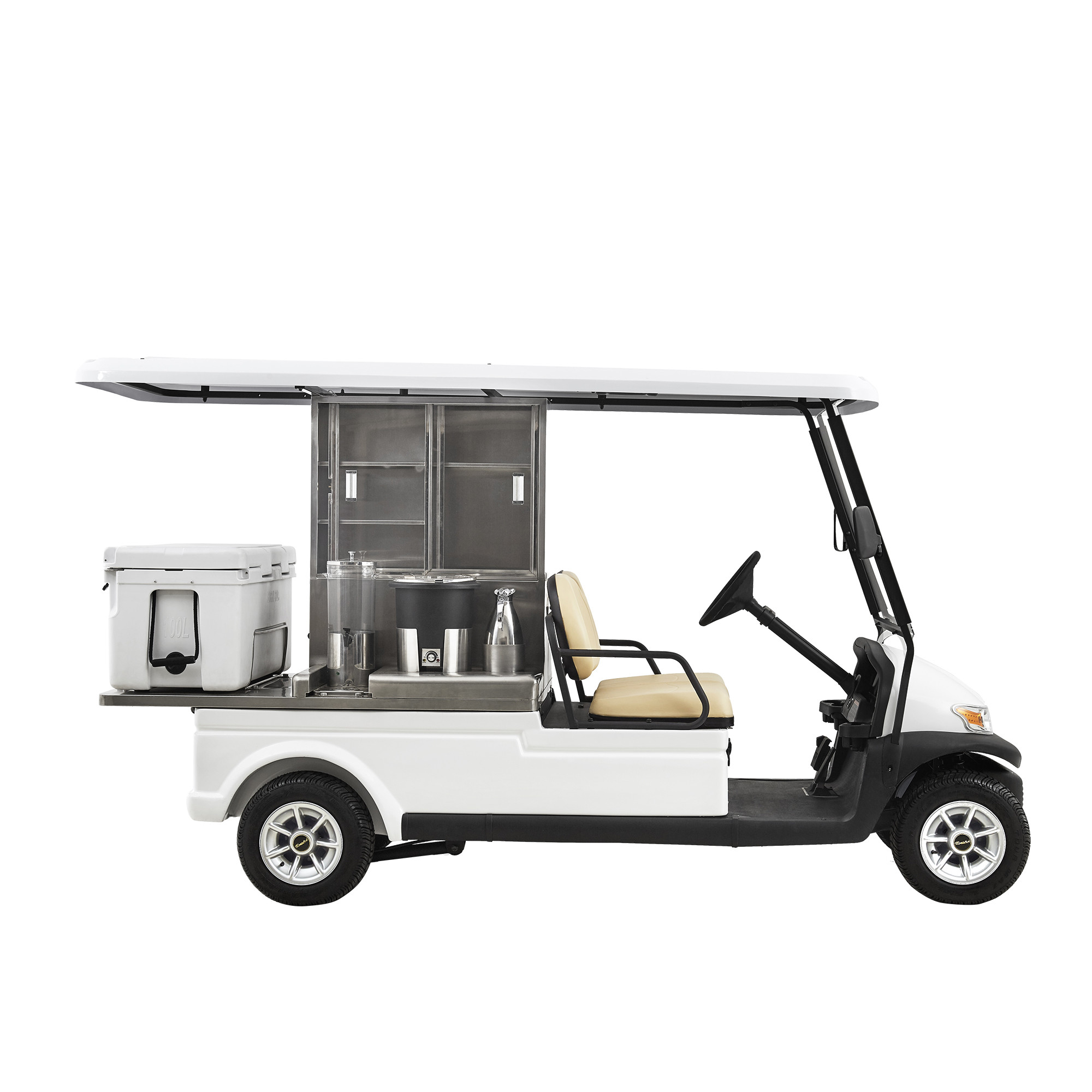 Carryall Mobile Merchandising Electric Golf Cart 2 Seater with Trojan ...
