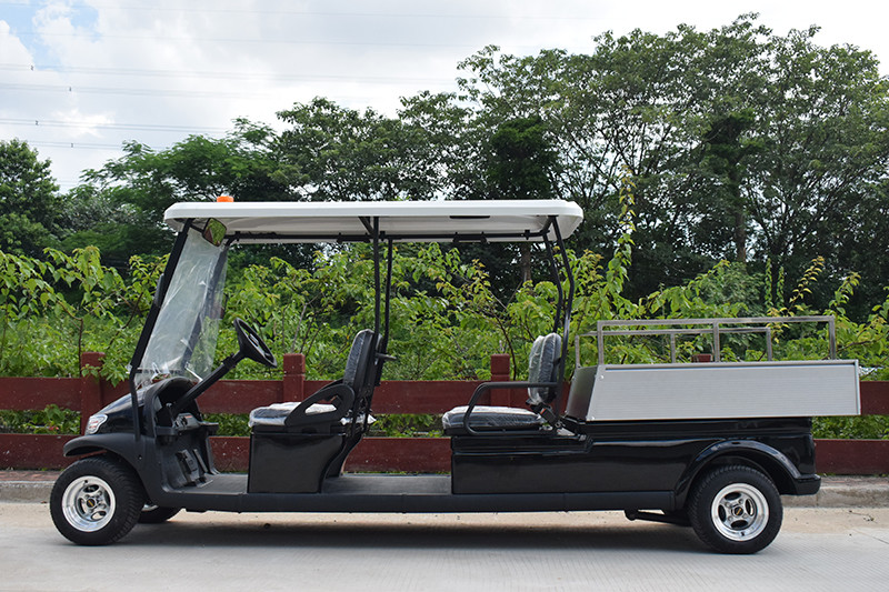 4 Seat 48V Lithium Battery Electric Golf Cart with Rear Storage Box