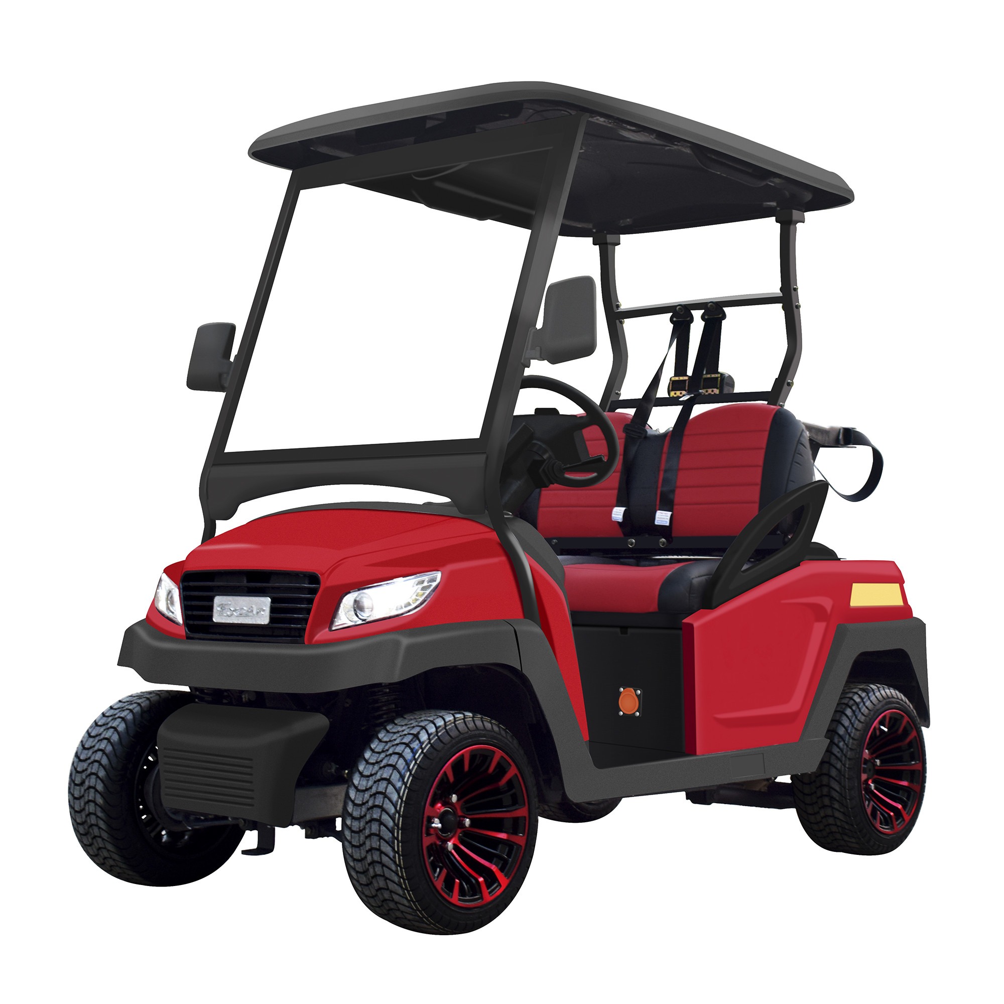 Advanced Golf Buggy Cart 2 Passenger 48V Lithium Battery With Curtis ...