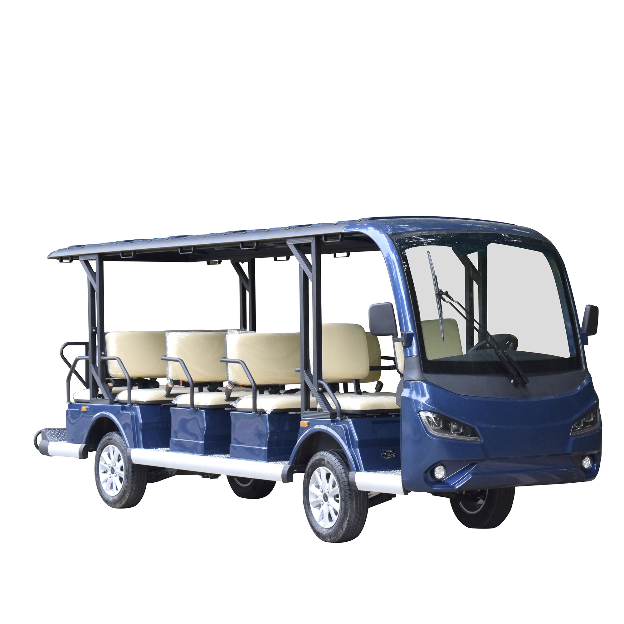 14 Passenger Excursion Electric Sightseeing Shuttle Bus With 72V ...